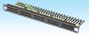 HCS 25 PORT CAT3 TEL PATCH PANEL – Frekans Kablo