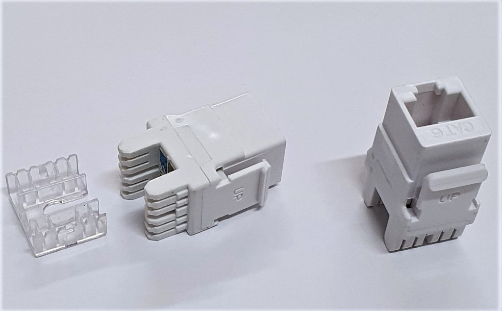 GETEK CAT6 UTP 180 derece KEYSTONE JACK – Frekans Kablo